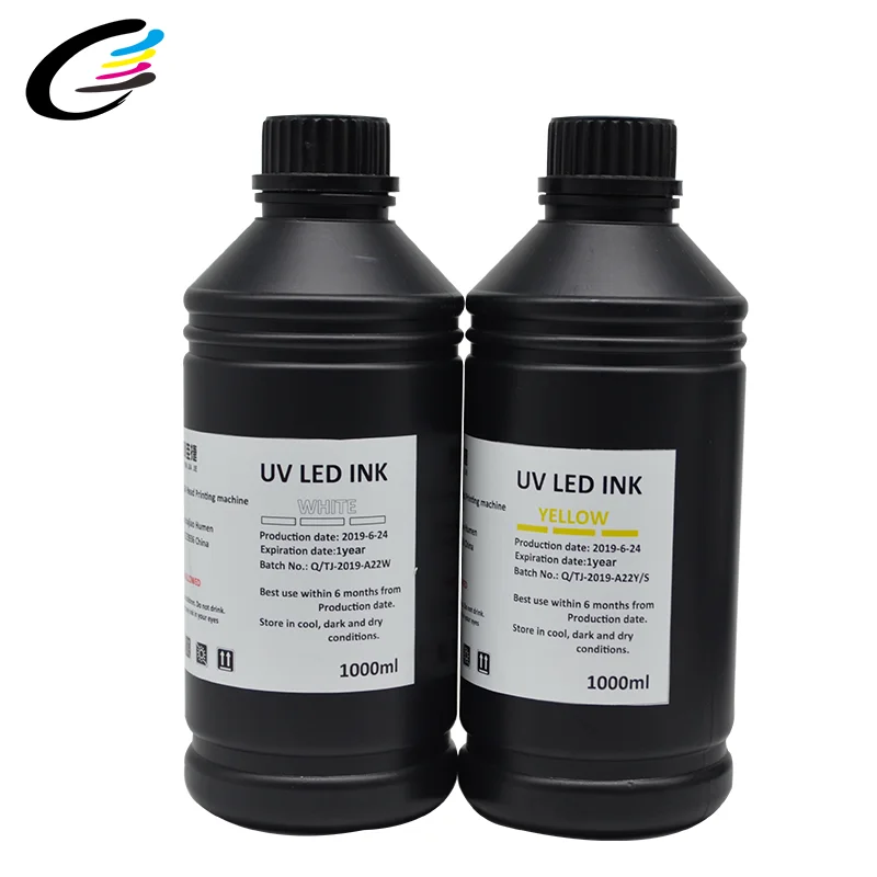 Waterbase Led Clear Flexible Uv Ink For Epson Dx4 Dx5 Dx7 Xp600 Tx800 ...