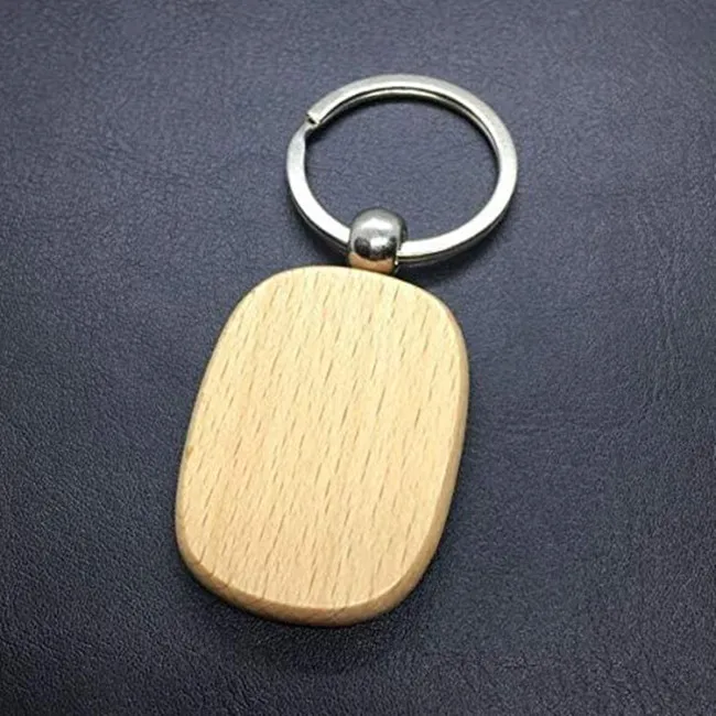 Custom DIY Gifts - Handmade Keychain Wooden Key Tag