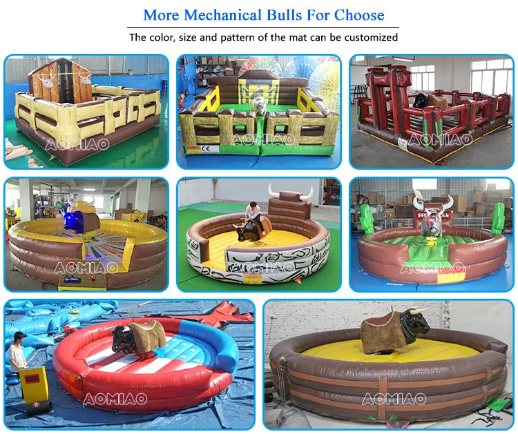 Customized Inflatable Bull Pool Inflatable Mat for Fun