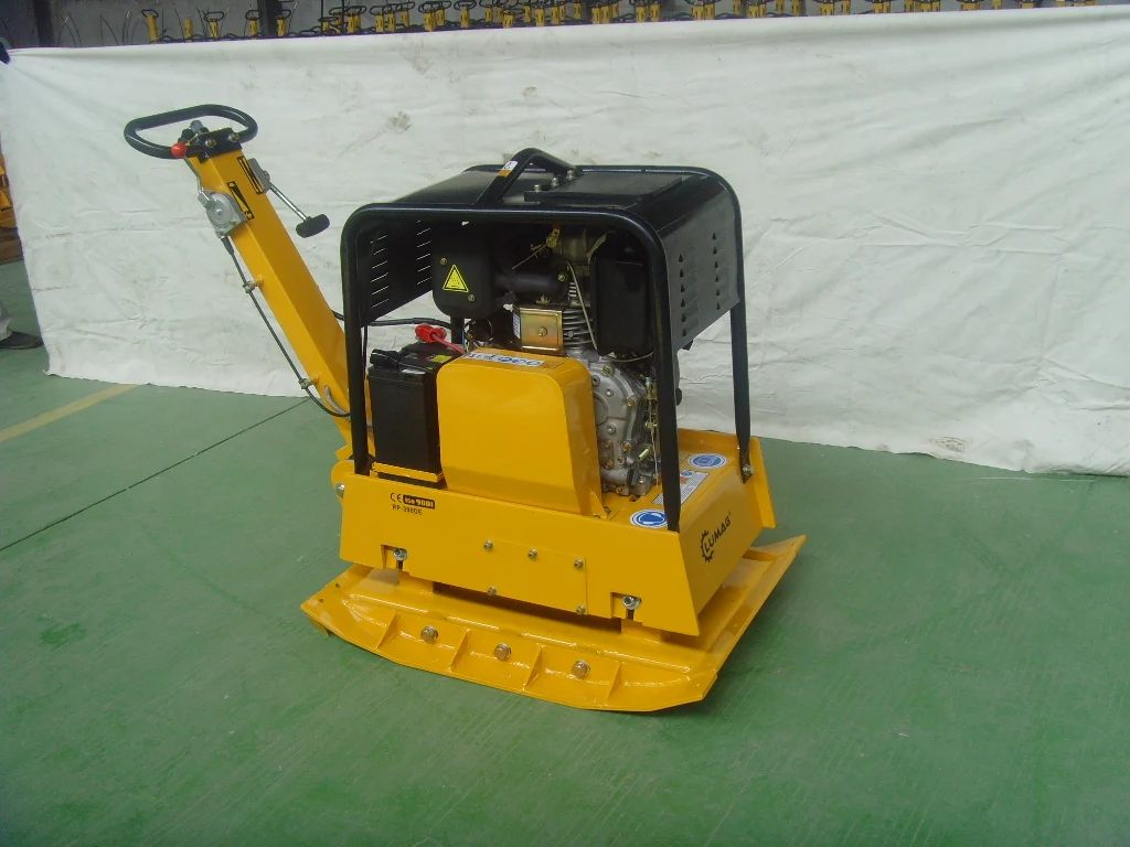 Gasoline Reversible Soil Asphalt Vibratory Gx270 Plate Compactor Price ...