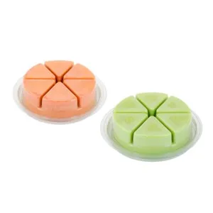 6 Cavity Round Shape Wax Clamshell Plastic Packaging - Buy Wax ...