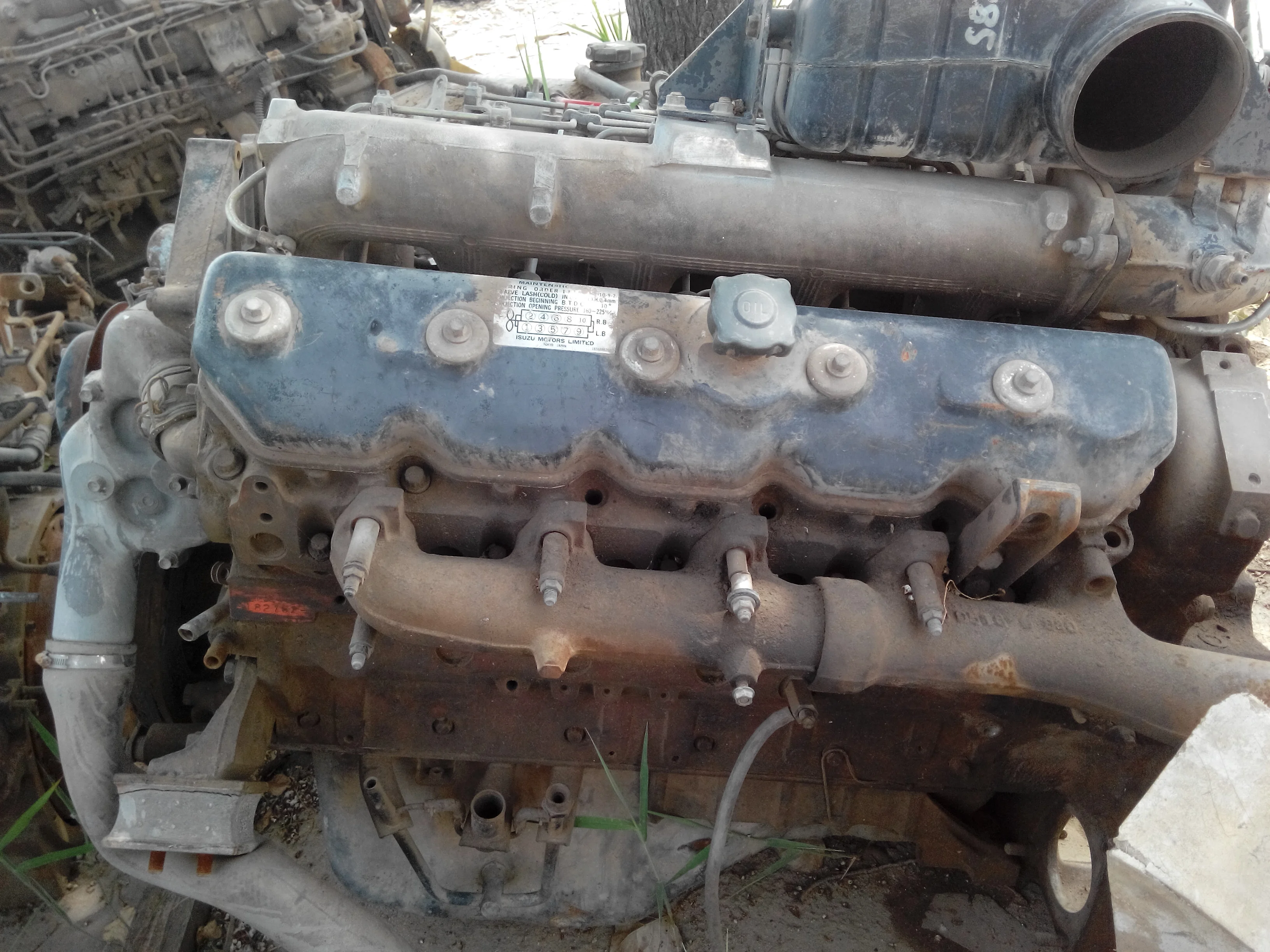 10PE1 V10 Used Japanese Engine for Isuzu Mixer Truck