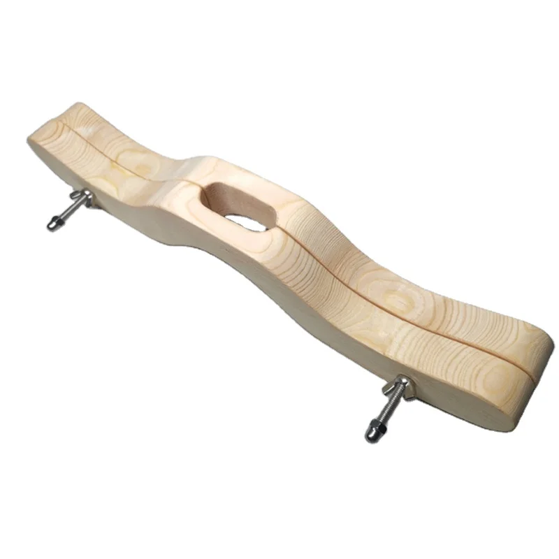 Handmade Wooden Humbler Testicle Cuffs for BDSM Restraint