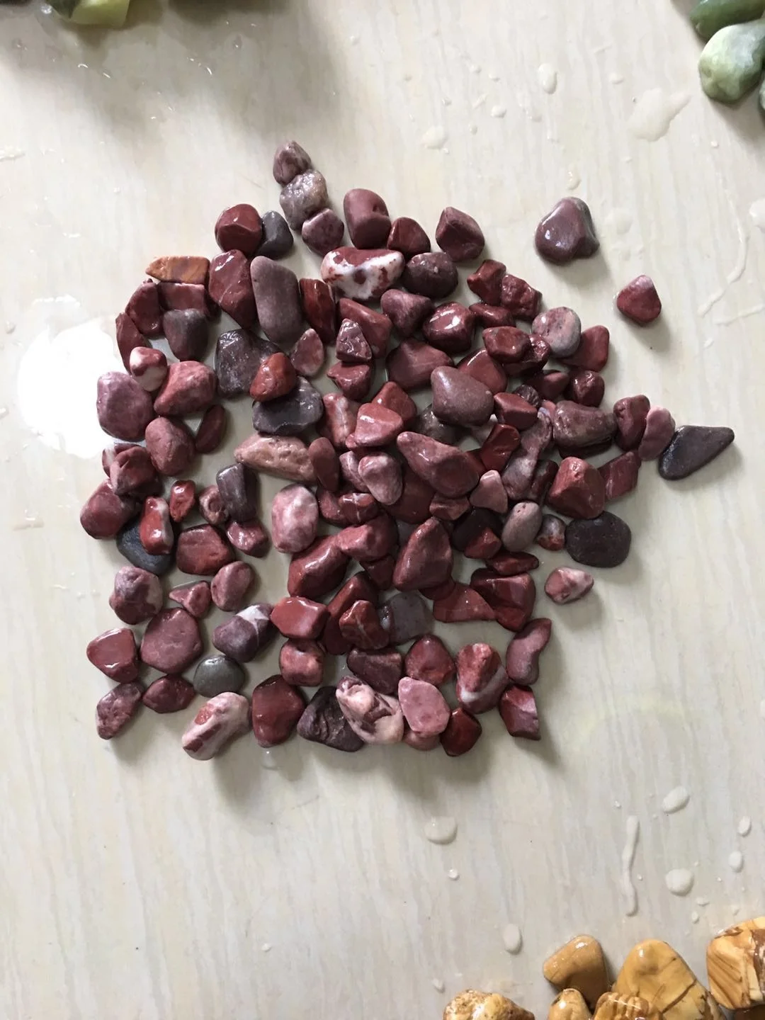 Natural Red Gravel Garden Cobblestone Pebble Stone