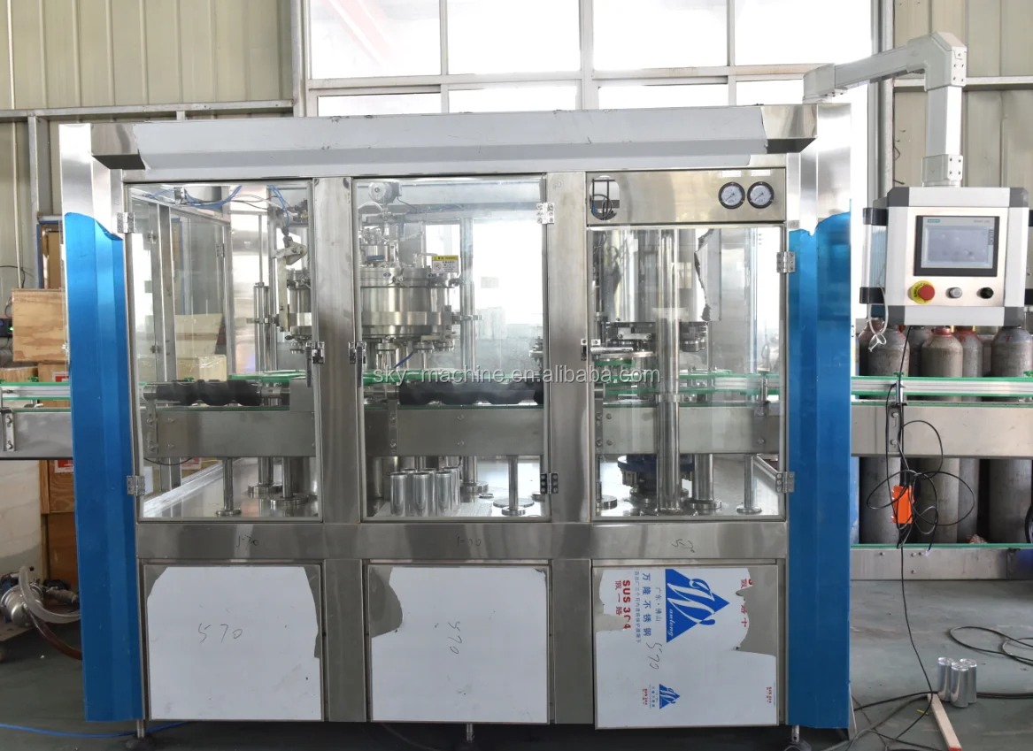 Factory Price Small Scale Aluminium Tin Pop-top Can Filling Machine ...