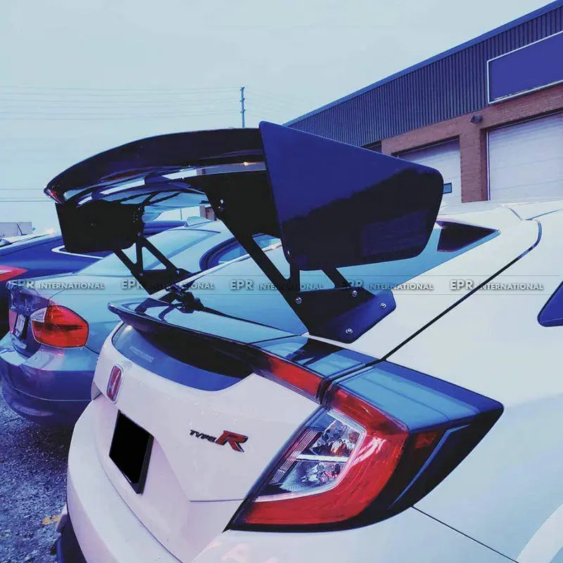 Forged Carbon Fiber Rear Spoiler For Honda Fk8 Type R Trunk Wing - Buy ...
