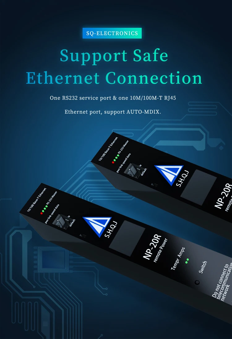 Np-20r Switched Rack Tcp/ip Remote Power Management Rs-232 Management ...