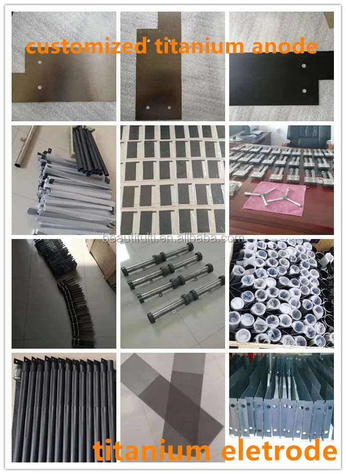 Ruthenium Metal Oxide Coated Titanium Anode Sheet For Salt Water ...