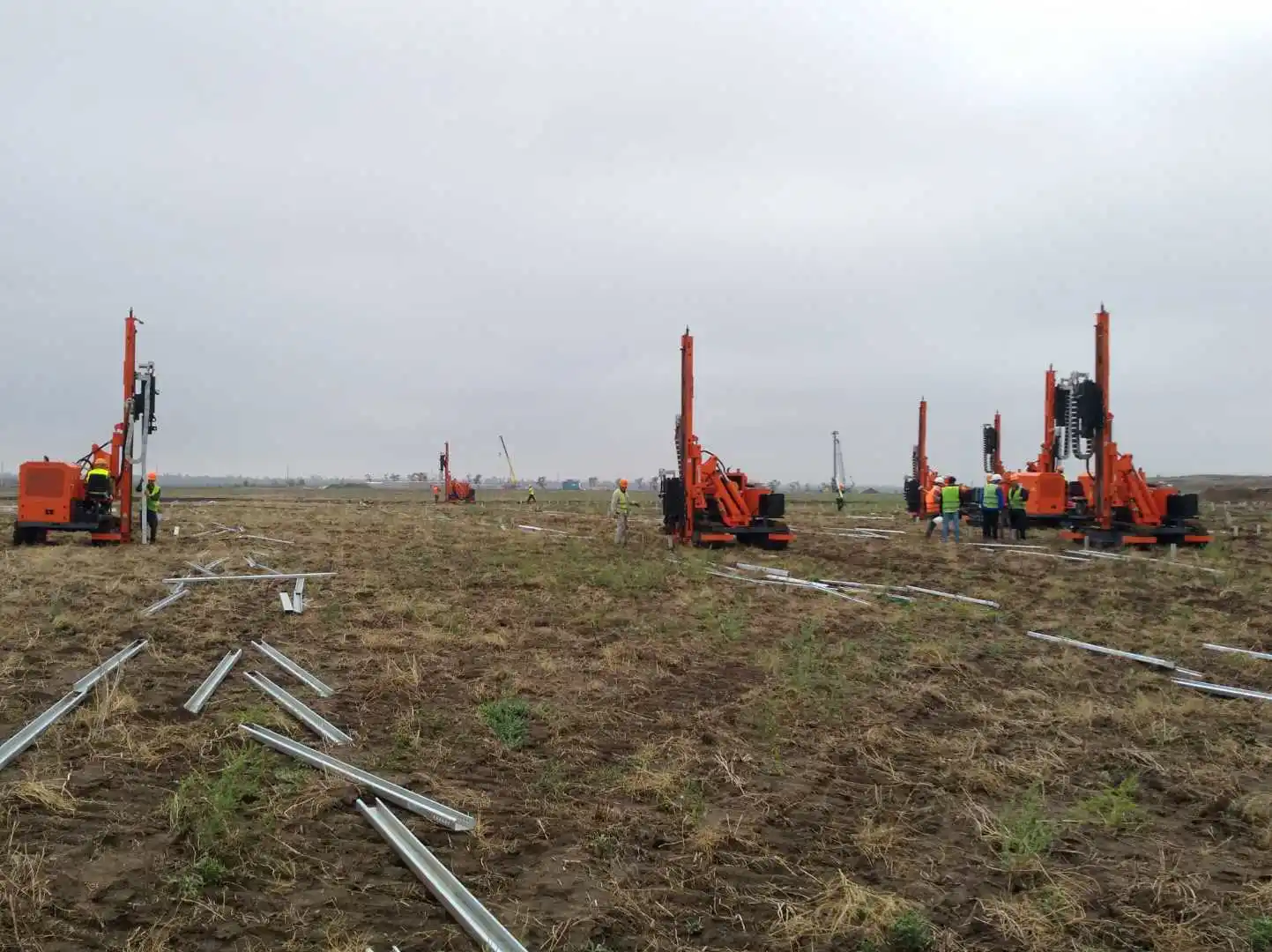 Mz460y-3 Solar Ground Screw Post Install Drill Rigs Pile Driver - Buy ...