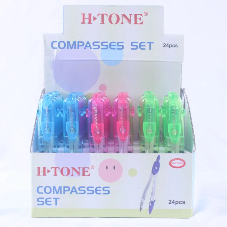 Wholesale Kids Geometrical Education Supplies Drawing Circle Plastic ...