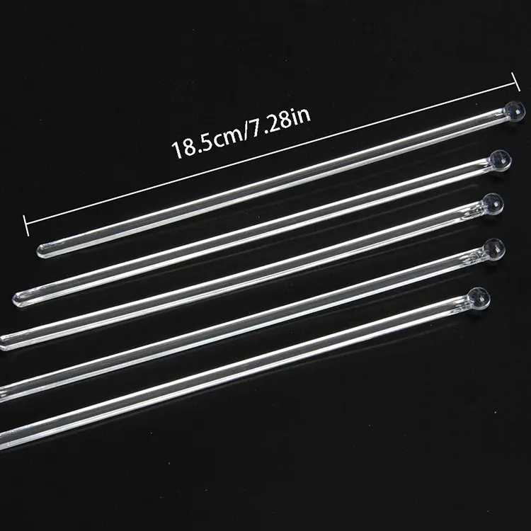 Clear Cocktail Plastic Drink Stirrers - Sustainable Swizzle Sticks