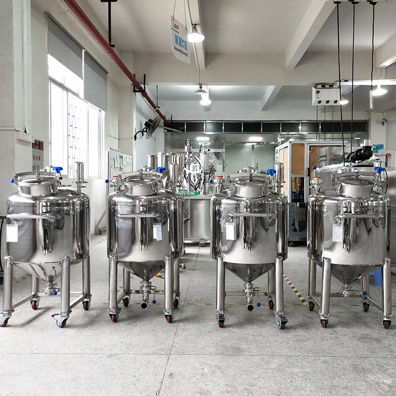 200L Jacketed Stainless Steel Tank - Durable Storage Vessel