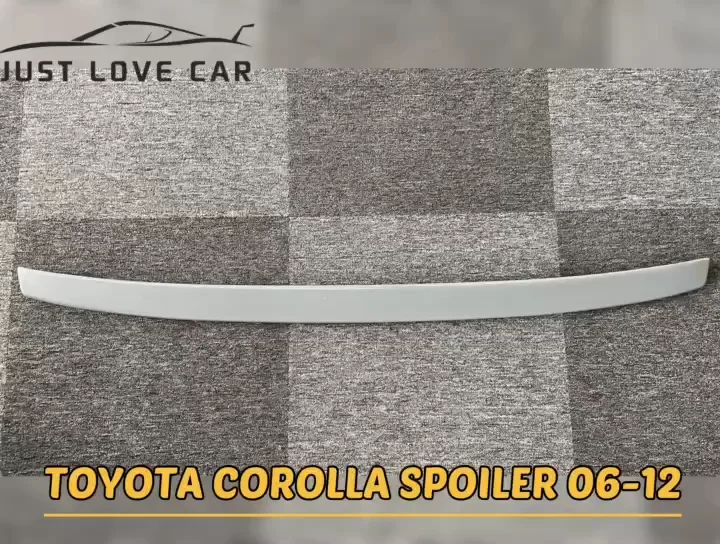 Justlovecar Spoiler For Toyota Corolla Abs Car Rear Trunk Lid Spoiler ...