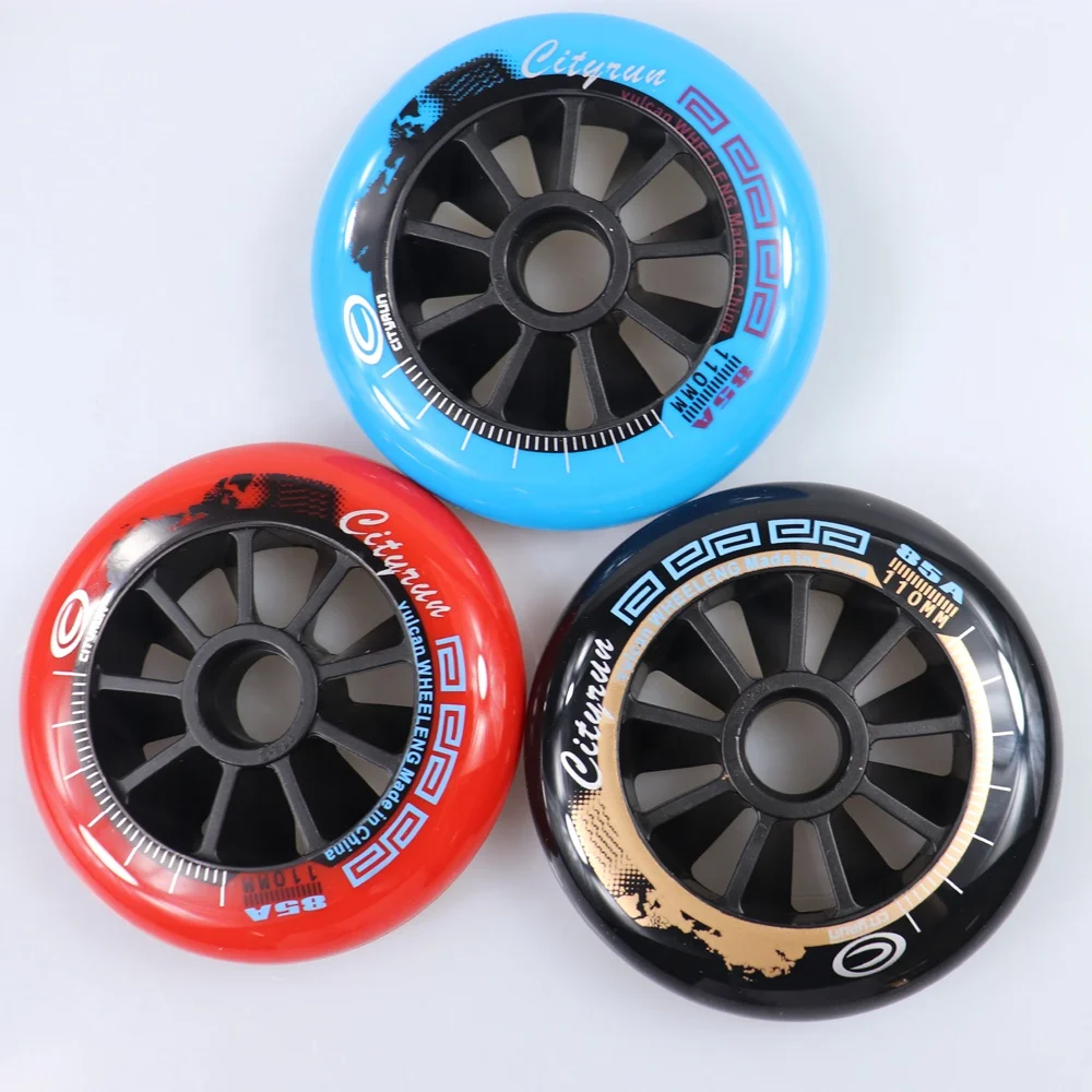 High Rebound PU Racing Carbon Speed Inline Skate Wheels