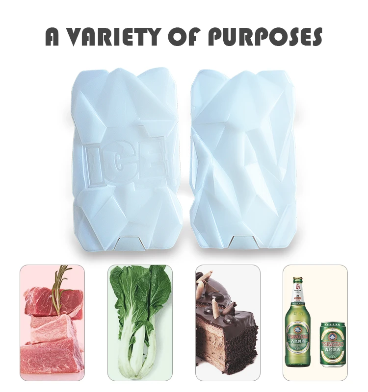 Food Grade Longer Cooling Ice Box With Degradable Gel Liquid Cooling ...