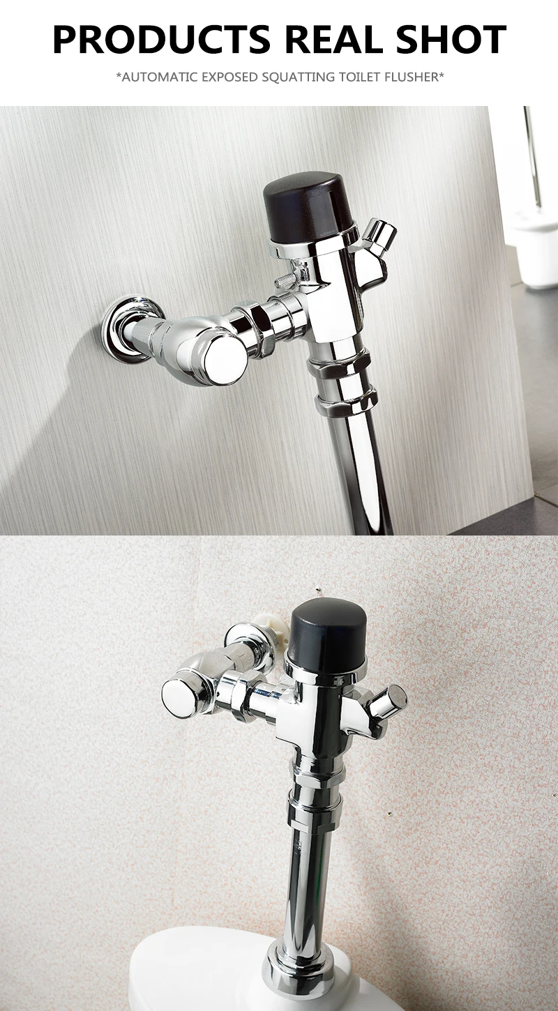 Concealed Two Button Flow Adjustable Double Control Flush Valve For ...
