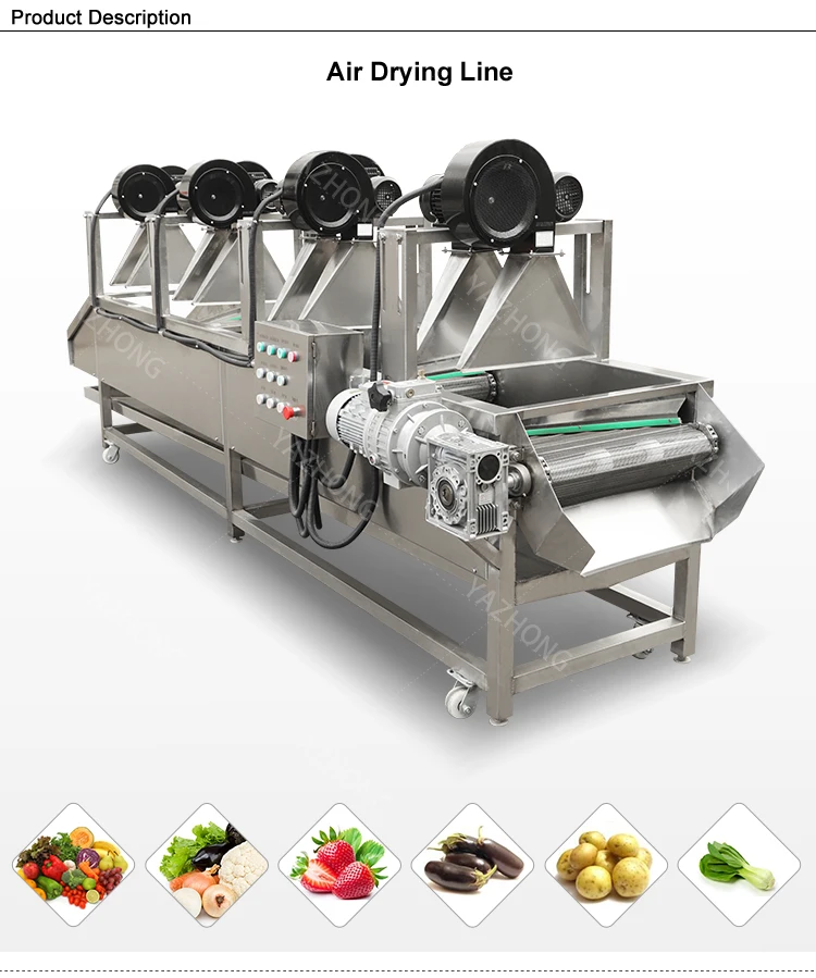 Potato Chips French Fries Cold Air Drying Machine - High Efficiency