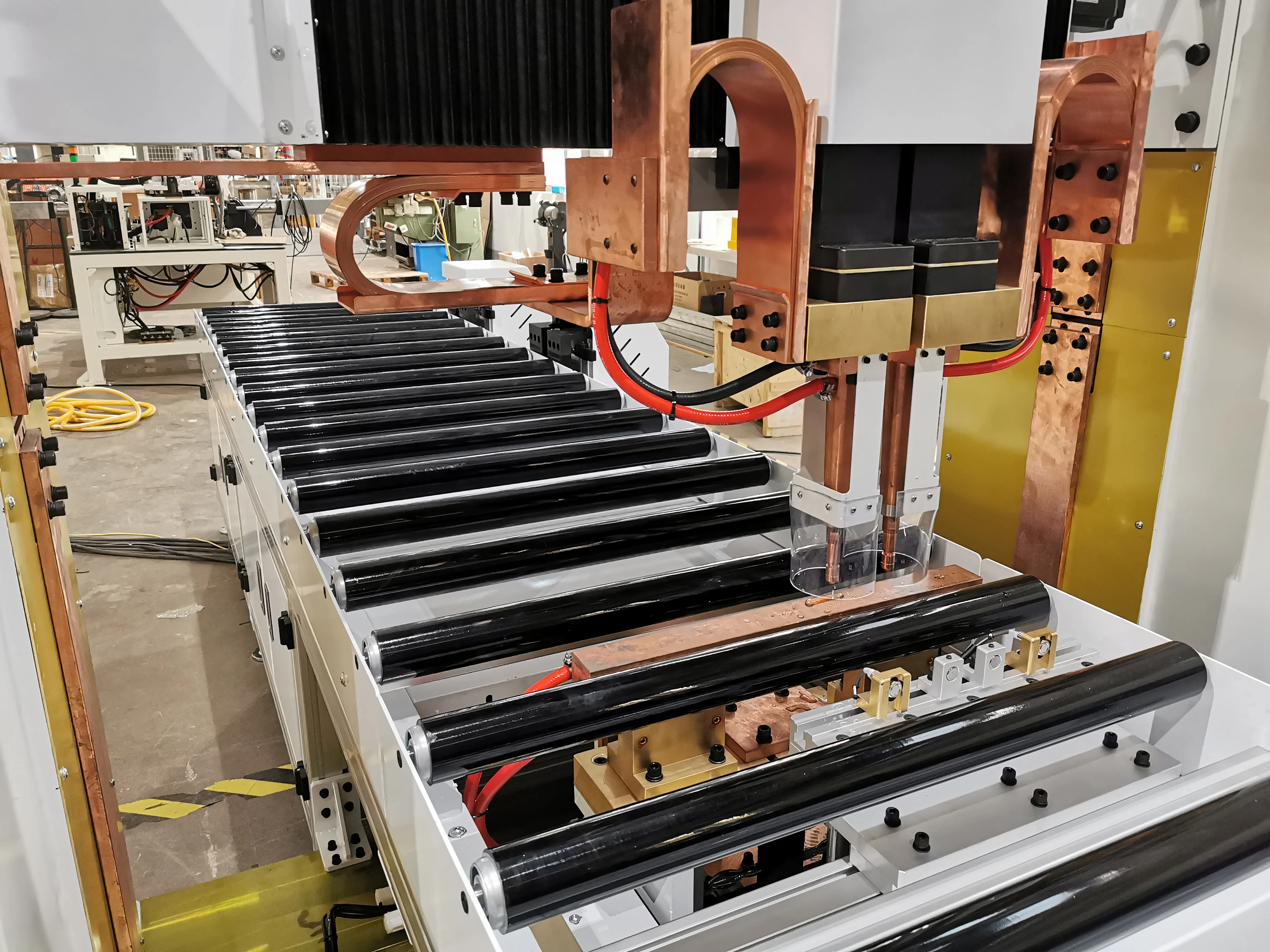 Radiator Panel Sheet Spot Welding Machine Automatic Multipoint Spot ...