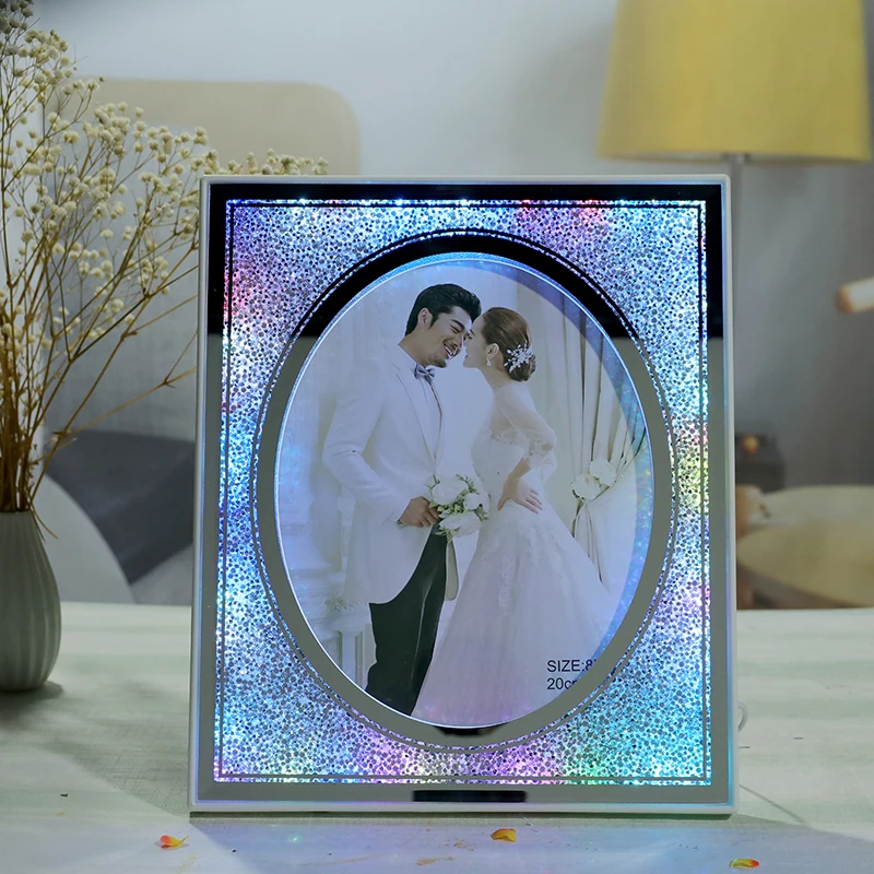 High Quality Led Photo Frames With Light 5*7inch 8*10inch Glass Led ...