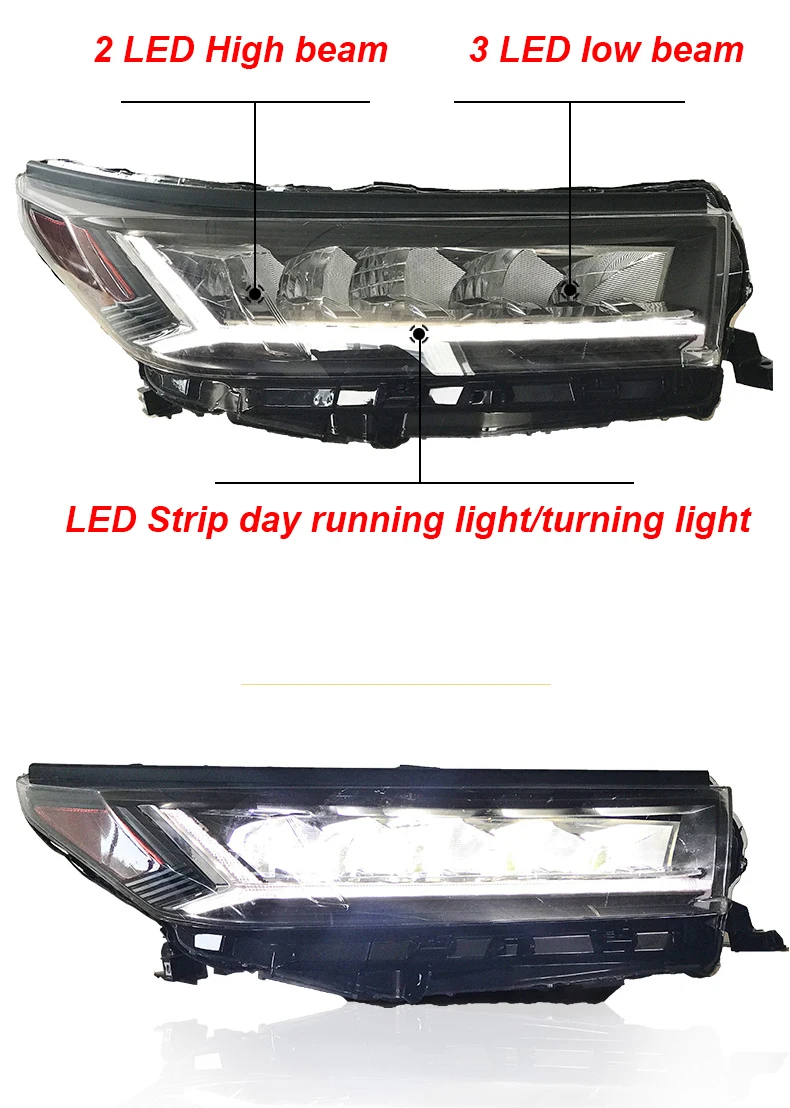Toyota Highlander LED Headlight Assembly - Full LED 2015-2018
