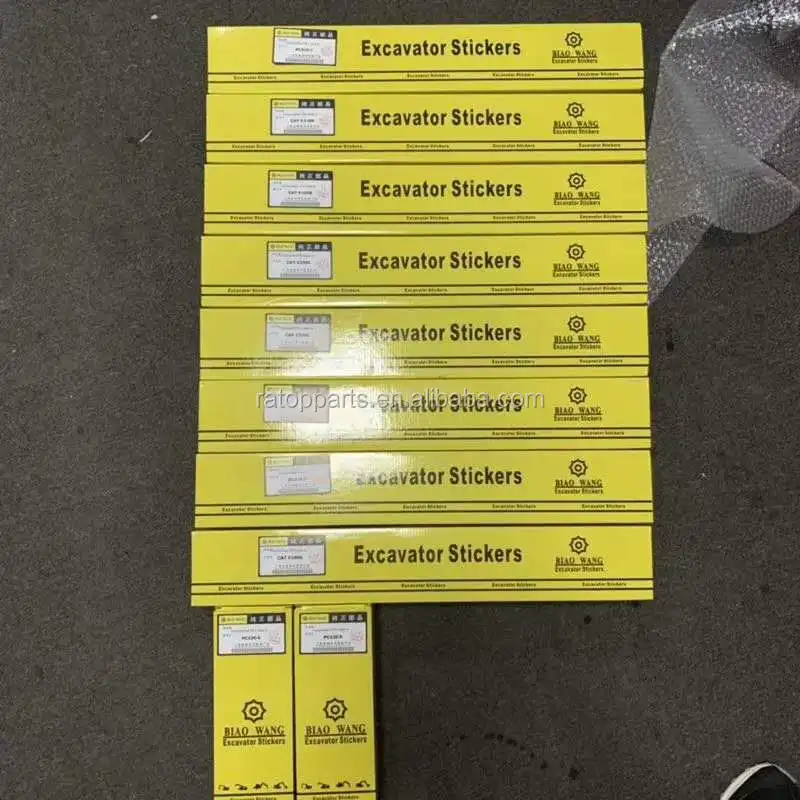 Jcb Stickers Excavator Js200 Complete Sticker Js220 Full Excavator ...