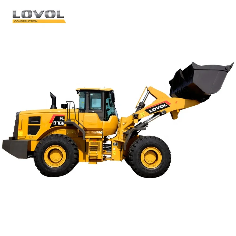 7 Ton Lovol Loaders 180kw With 4.5 Large Bucket 23680kg Earth-moving ...