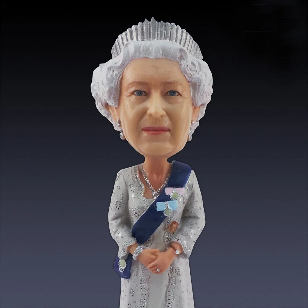 Customized Queen Elizabeth Resin Figurines - Creative Bobbleheads