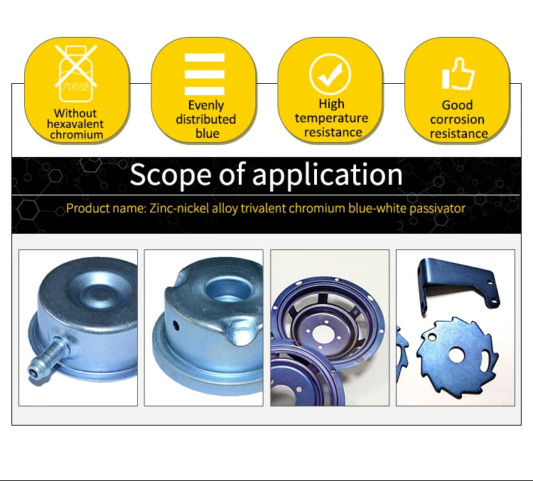 Blue Passivation Process Zn-323 Zinc Nickel Alloy Blue Passivation ...