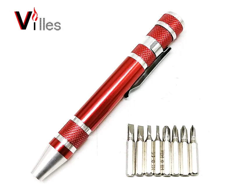 8-in-1 Multi Magnetic Tools Pen - Precision Screwdriver Set