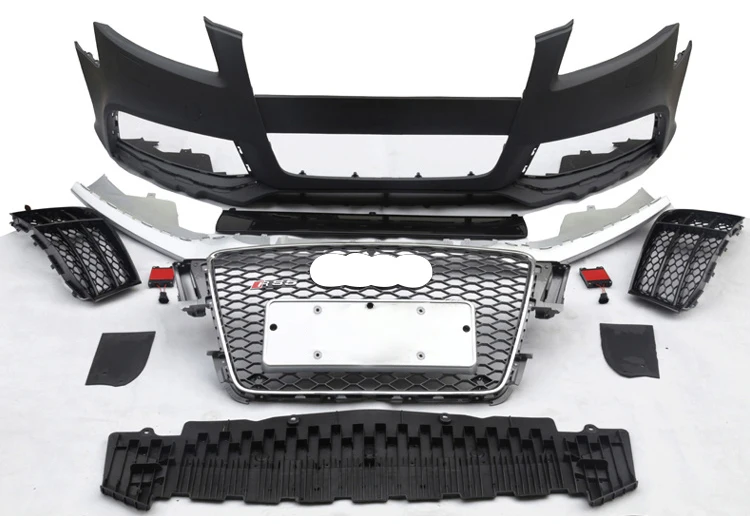 Auto Front Bumper Facelift Rs5 Style With Grill For Audi A5 S5 2009 ...