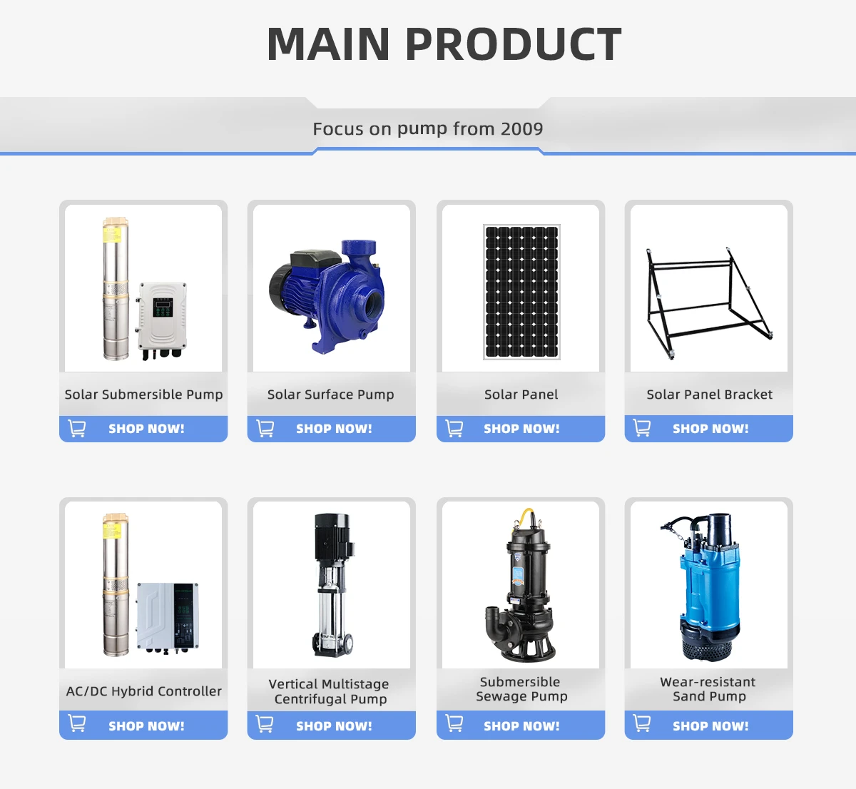 Feili Pump Co., Ltd. - Solar Water Pump, Submersible Pump