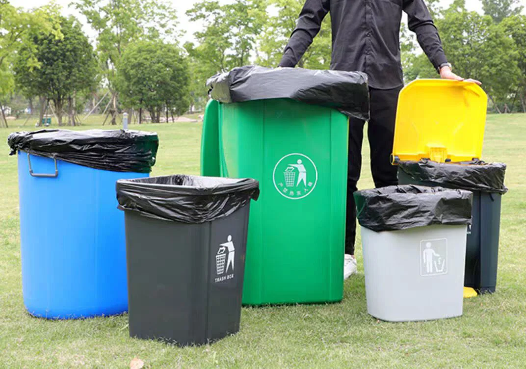 Custom Heavy Duty Large Thick Size Plastic Garbage Bag For Public Trash ...