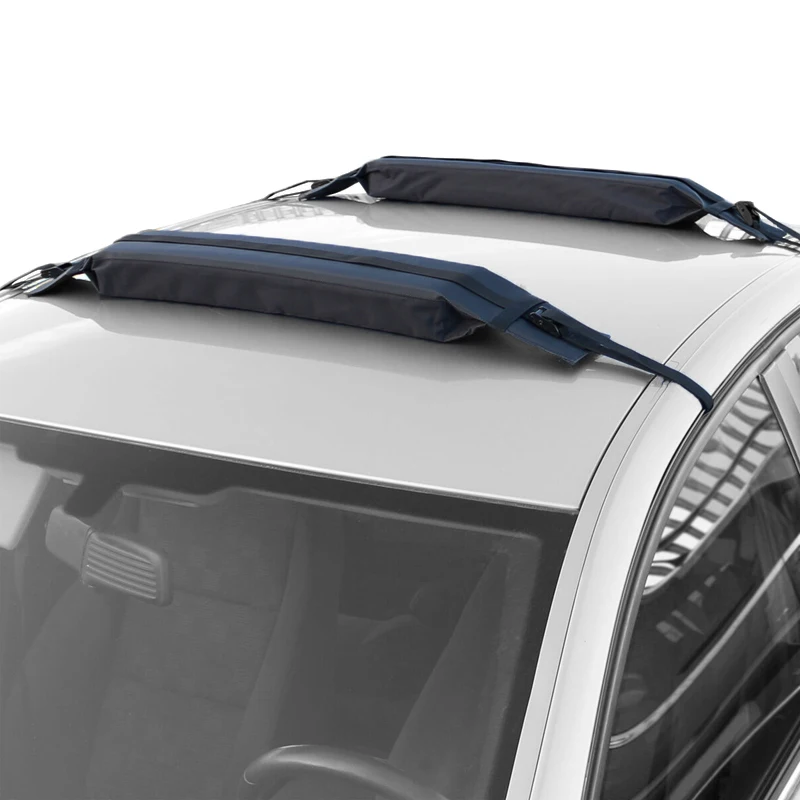 Lightweight Anti-vibration Car Soft Roof Rack Pad With Tie Down Straps ...