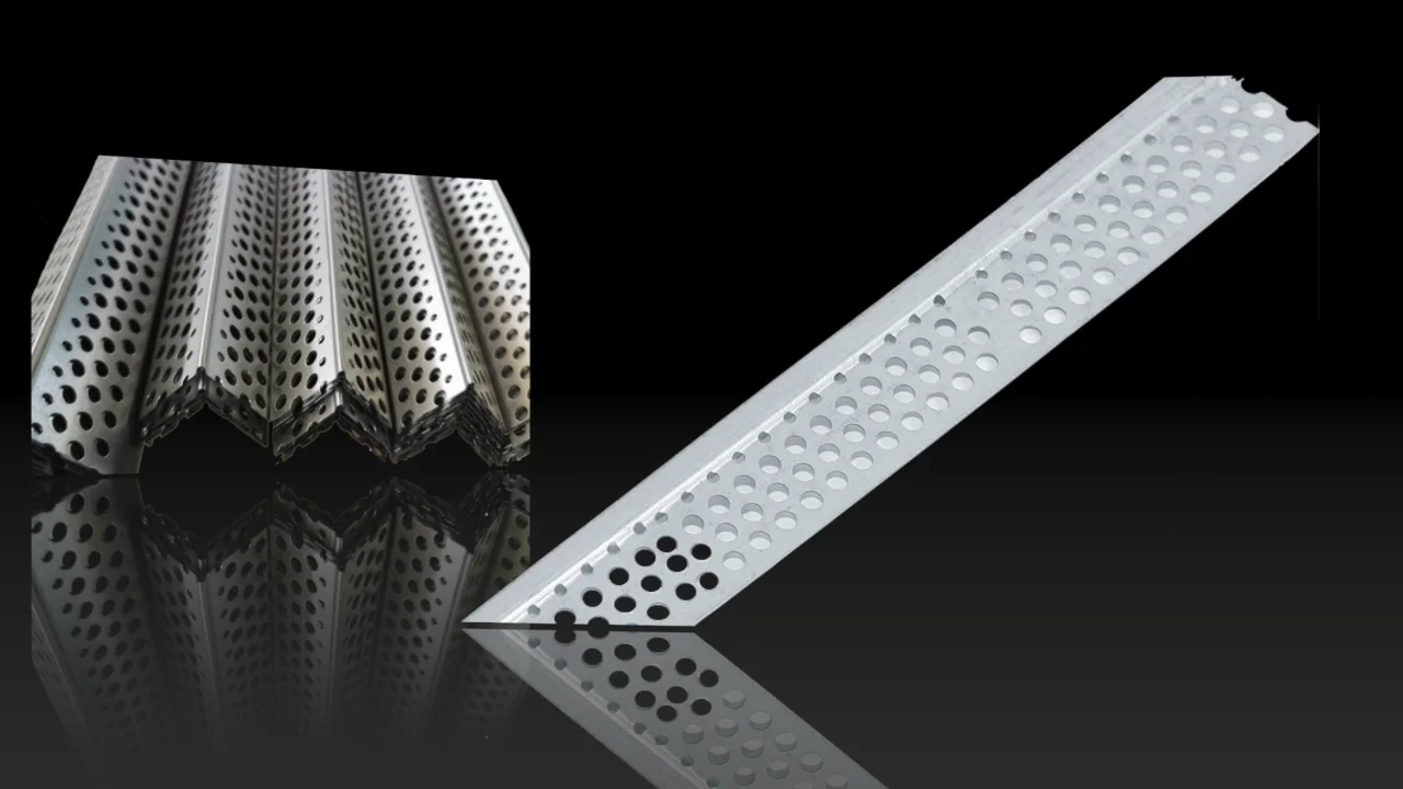 Cement Plaster Galvanized Angle Bead / Galvanized Metal Profile Steel ...