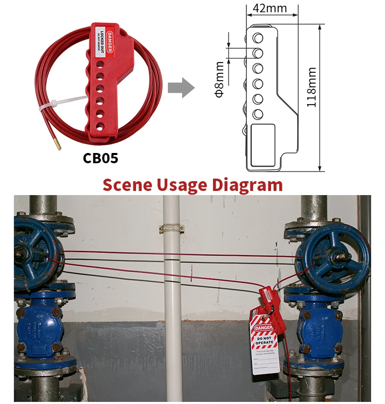Prolockey Cable Lockout - Secure with 2m Adjustable Length