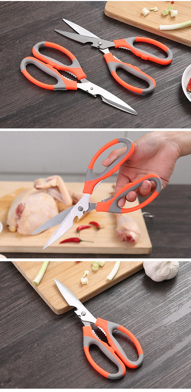 Durable Kitchen Scissors - Multi-Functional & Stainless Steel