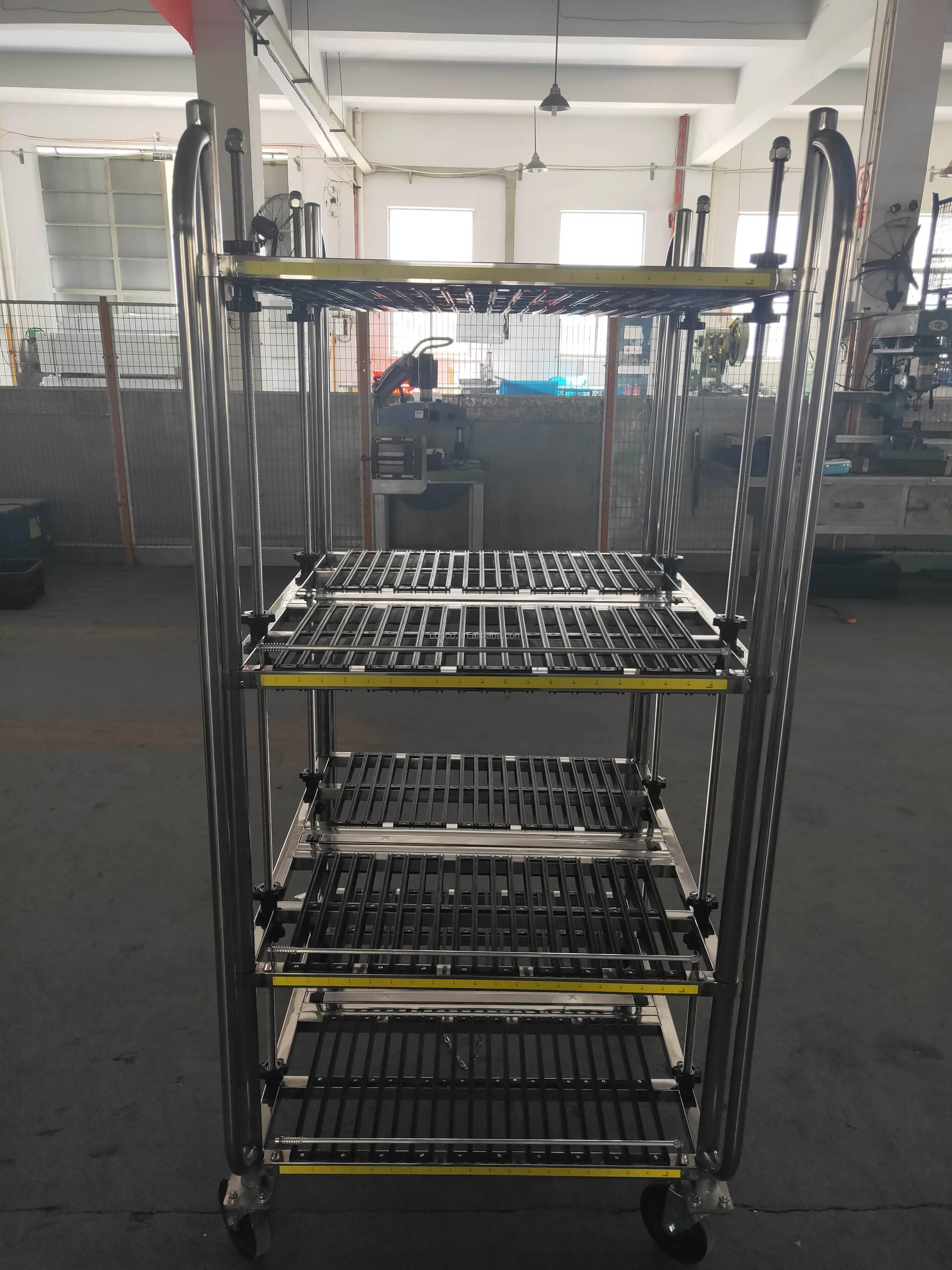 Esd Smt Pcb Storage Plastic Cart - Buy Esd Pcb Cart,Esd Pcb Trolley ...
