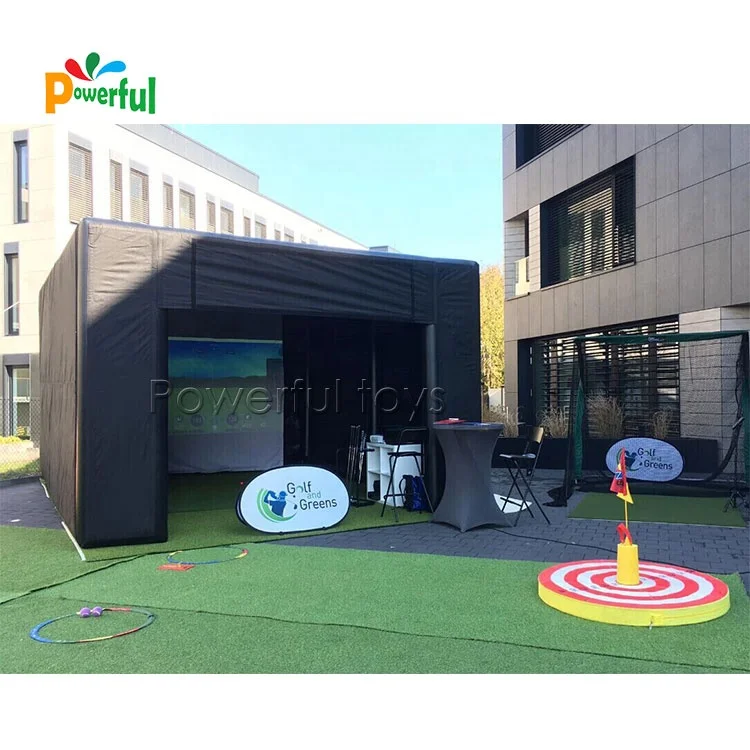 Golf Simulator - Inflatable Golf Tent with Accessories