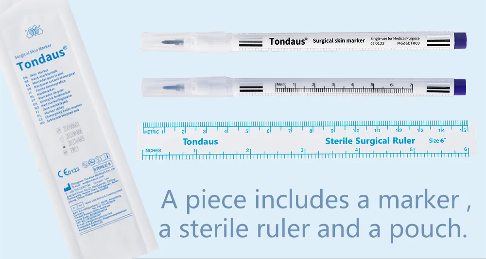 TR03 Tondaus Skin Marker - Permanent Gentian Violet Ink