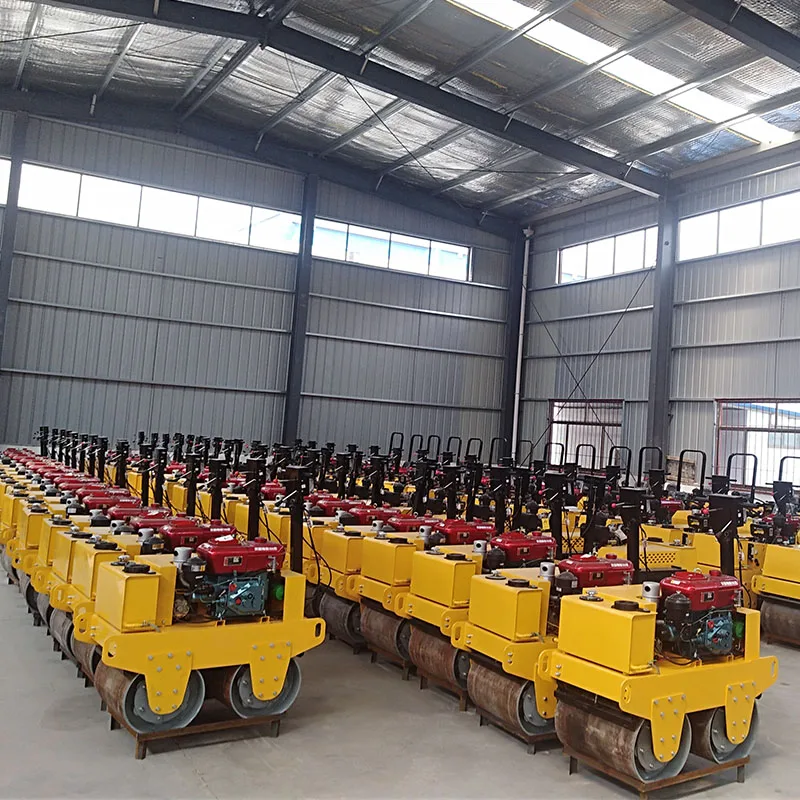 Mini Static Vibro Compactor Two Wheel Static Road Roller - 20 KN Force ...