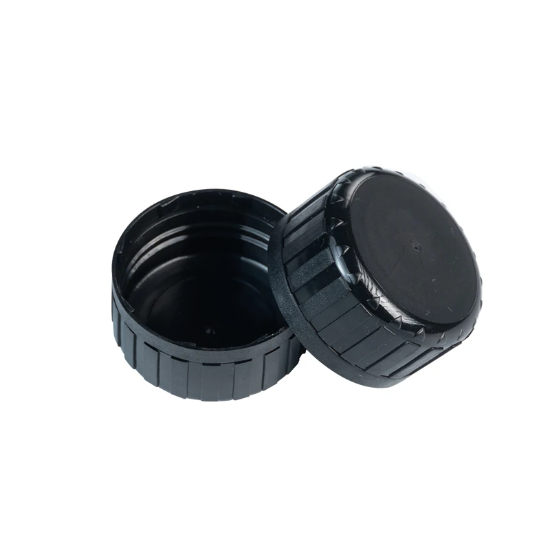 Black 40mm Plastic Tamper Evident Caps Lubricant Engine Oil Bottle Cap ...