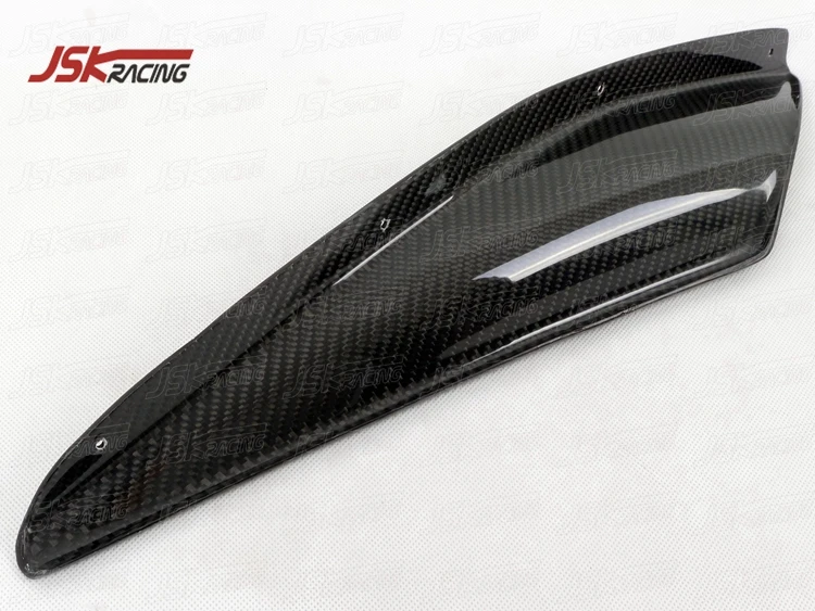 VA STYLE CARBON FIBER FRONT BUMPER CANARDS for MITSUBISHI LANCER ...