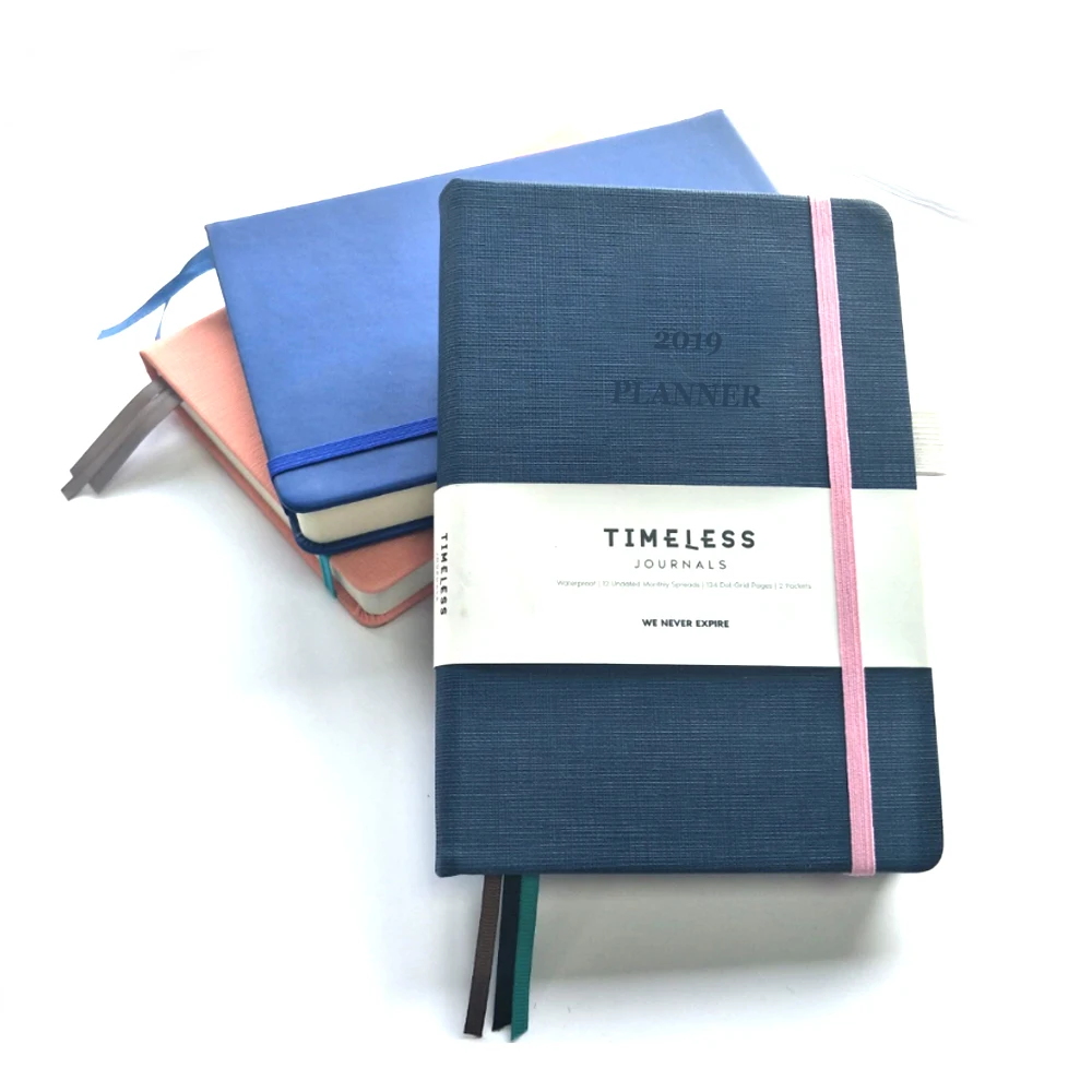 Customizable Academic Diaries - Dotted Grid & Leather