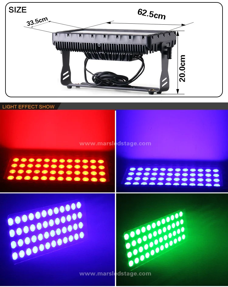 48PCS 10W City Color Light RGBW 4in1 - IP65 Waterproof LED