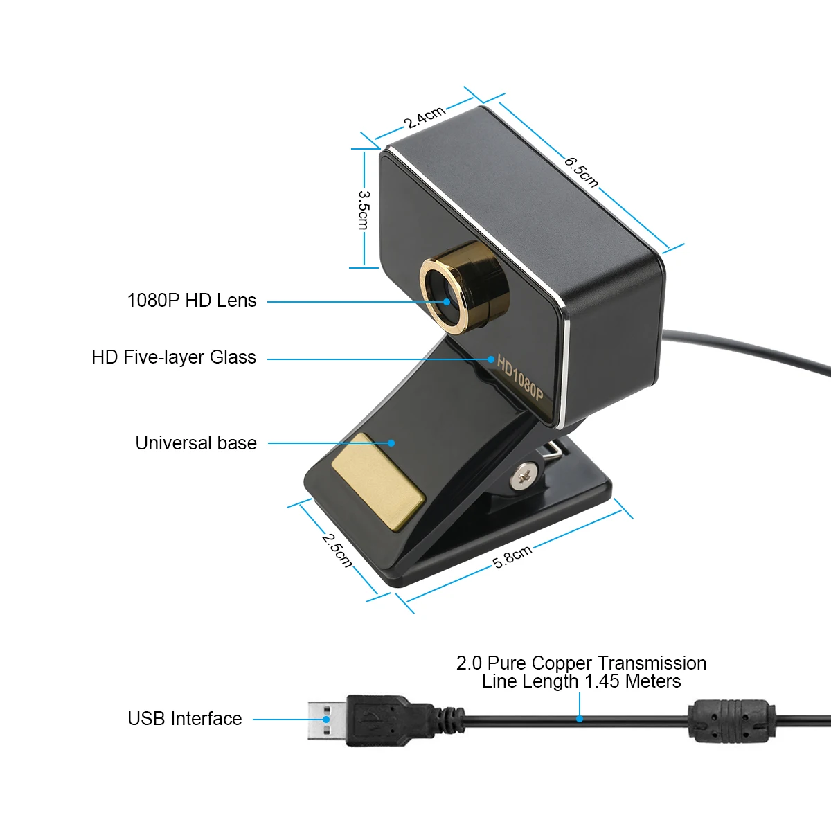 Digital 1080p Usb Webcam For Android Mini Pc - Buy 1080p Usb Webcam ...