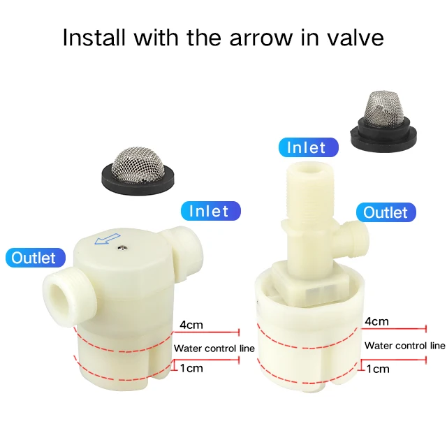 3 Inch Stainless Steel Float Valves For Water Tank With Vertical Float ...