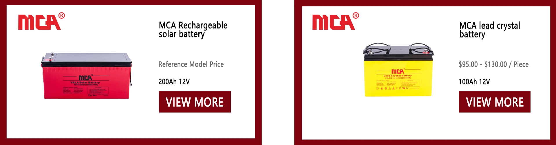 Mca Battery Manufacture Co., Ltd. - Agm Battery, Gel Battery