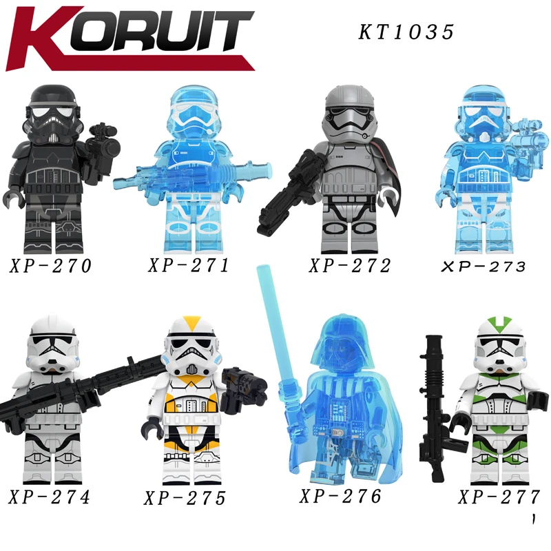 X0350 Star Clone Trooper Wars Captain Invert Alpha Mini Block Figure ...