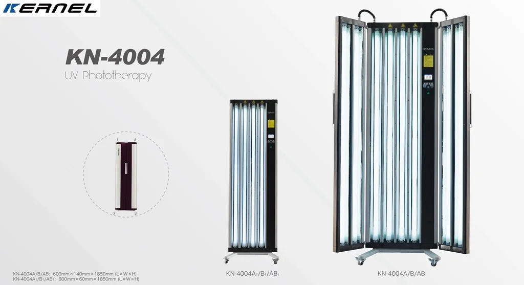PUVA and NBUVB UV Lamps for Psoriasis, Vitiligo Treatment