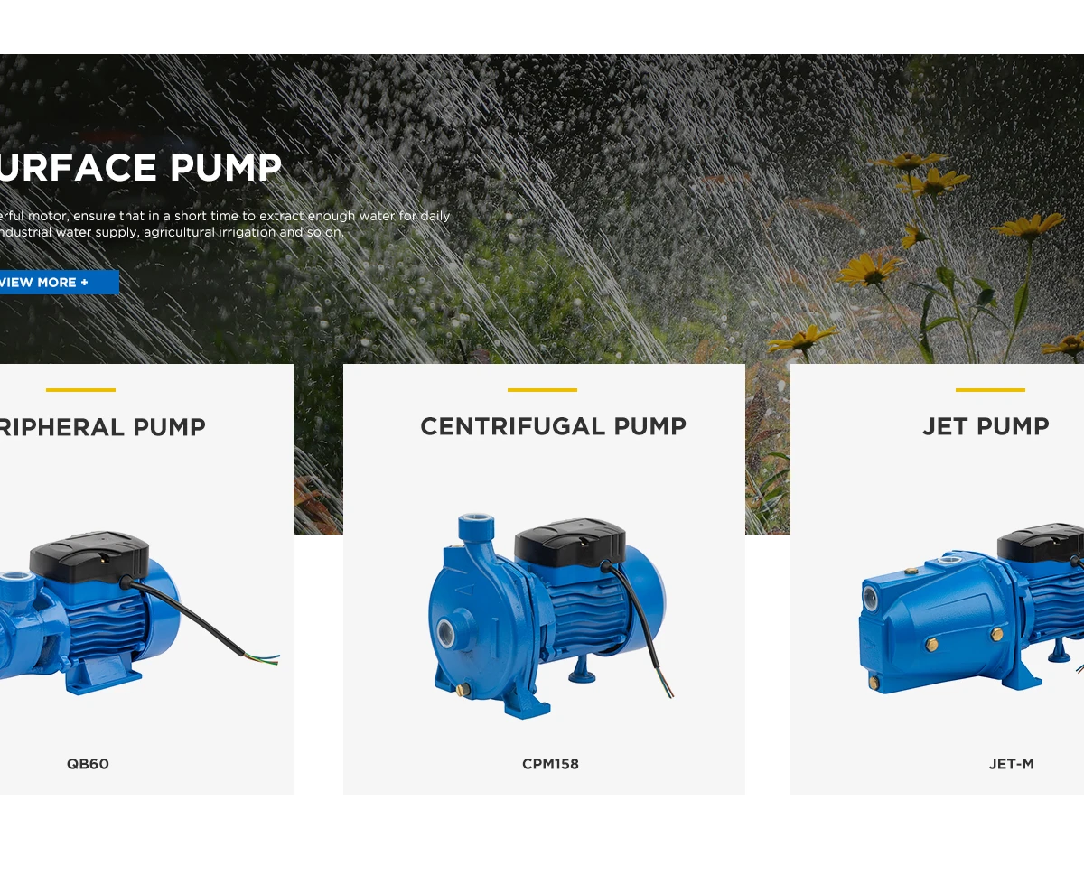 ZHEJIANG BINTER ELECTRIC MACHINERY CO.,LTD - Water Pumps